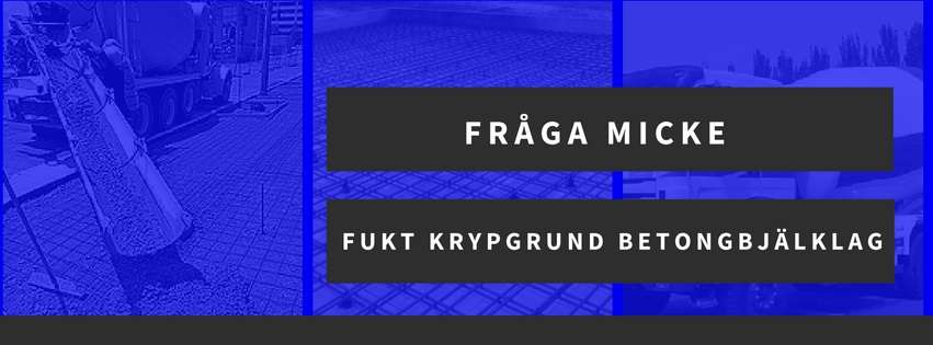 Fukt i krypgrund på betongbjälklag | Husgrunder.com